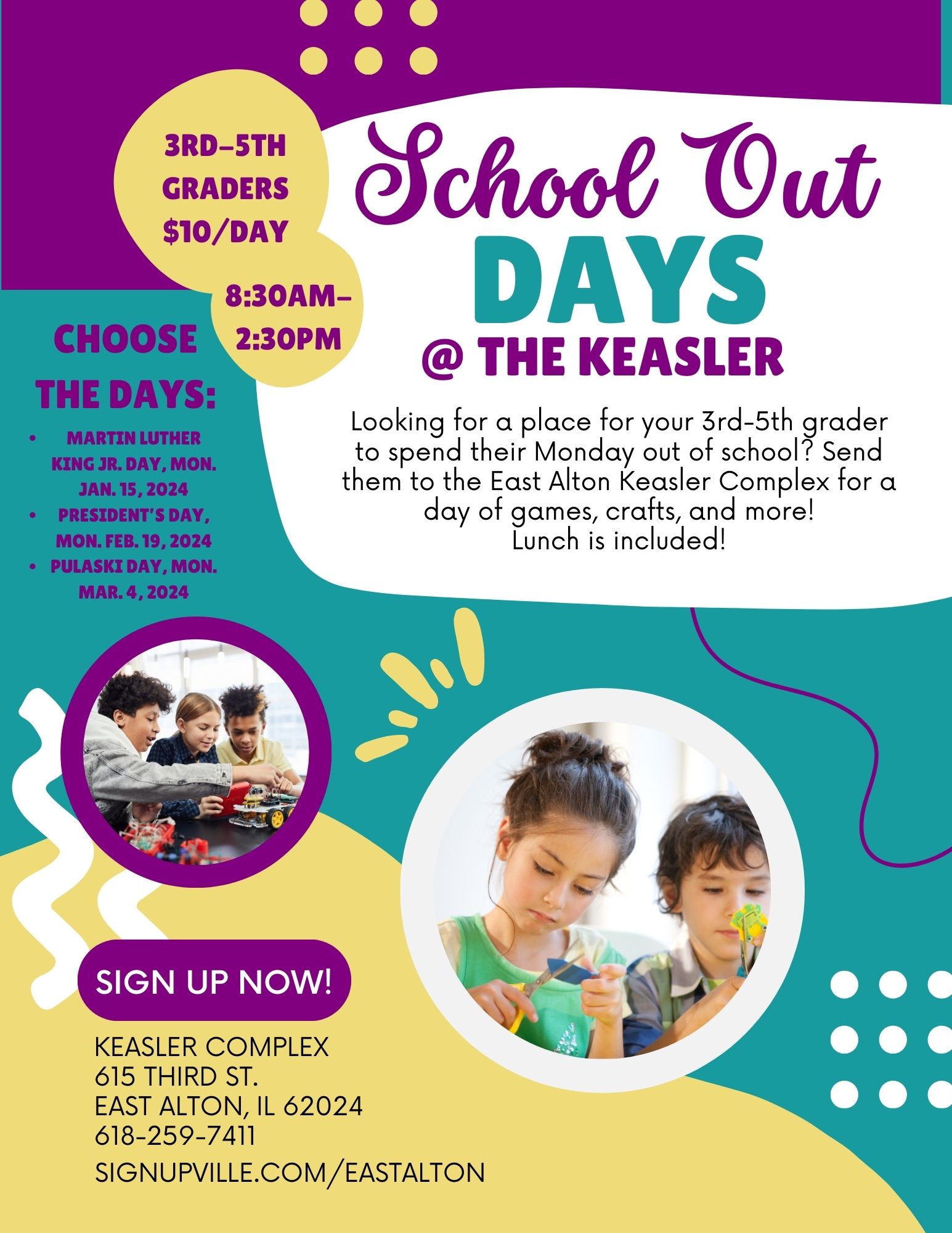 School Out Program - Village of East Alton